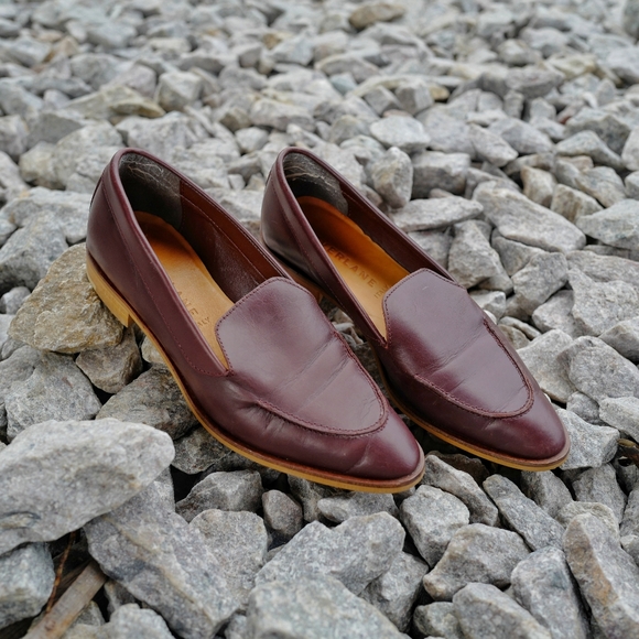 Everlane | Shoes | Everlane The Modern Point Leather Loafer Flats Tonal ...